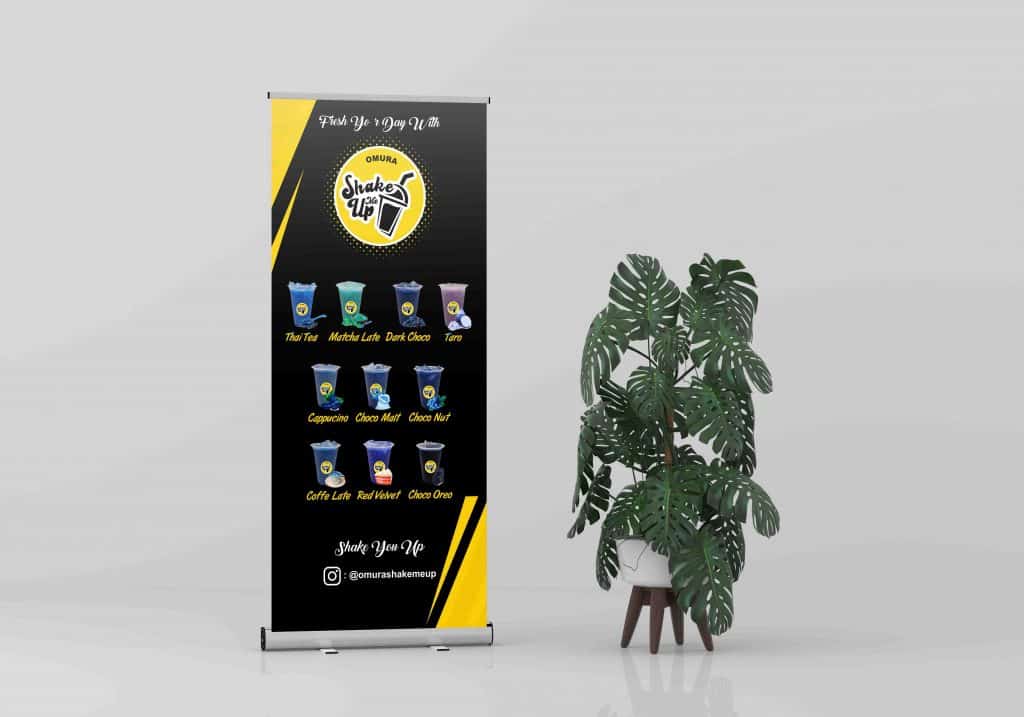 Jasa Desain Banner , X Banner, Roll Banner, Baliho